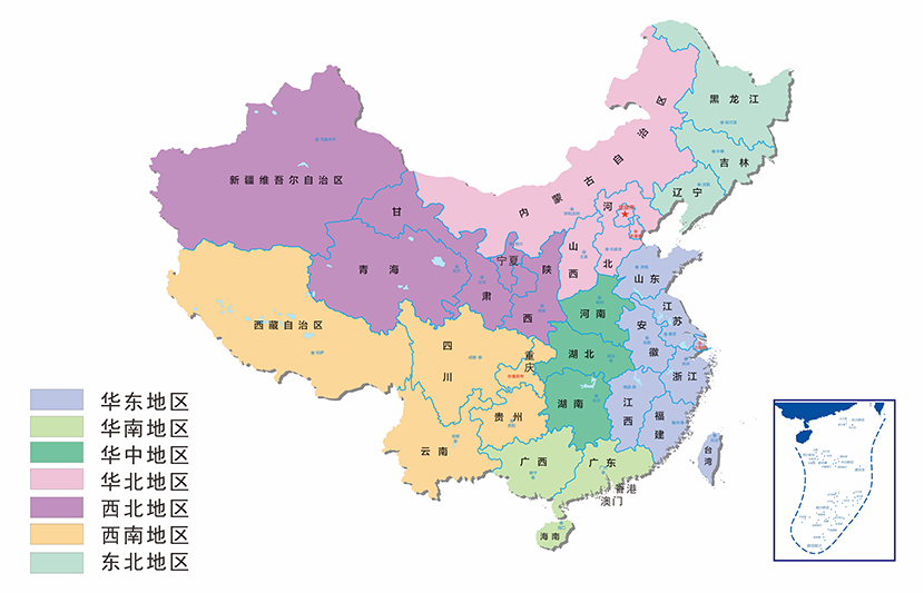 中国地图电子版行政区省市级划分轮廓矢量高清可编辑打印雕刻AI/CDR/EPS矢量源文件合集 - 安鱼设计资源丨优质平面设计资源共享站