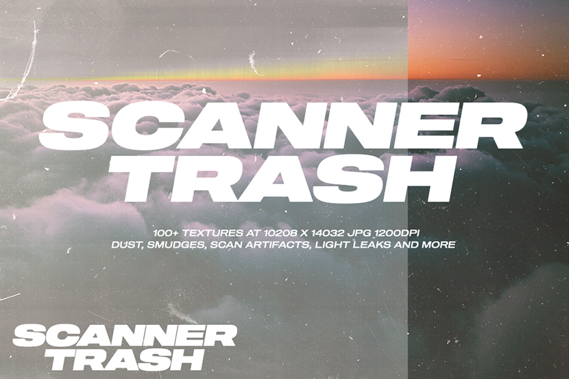 109款真实高清复古艺术灰尘影印错位污迹漏光做旧背景肌理设计包Scanner Trash-第2732期- - 安鱼设计资源丨优质平面设计资源共享站