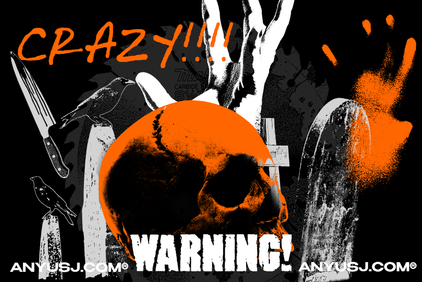 25款美式复古恐怖万圣节鬼魂骷髅插画PNG/PS服装印花设计包FULLERMOE - Scary-第3457期- - 安鱼设计资源丨优质平面 ...