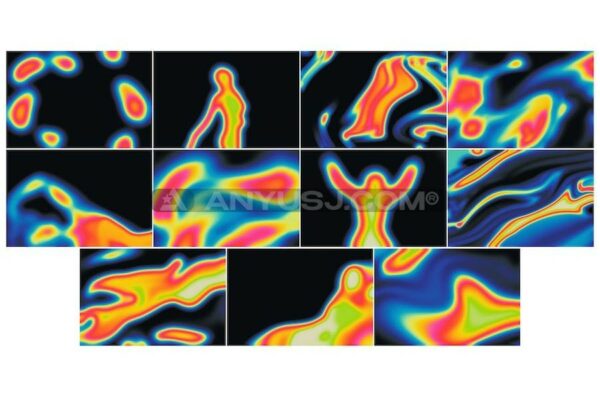 10款抽象艺术热感应渐变弥散霓虹酸性背景设计Heatmap Gradient Backgrounds - 安鱼设计资源丨优质平面设计资源共享站