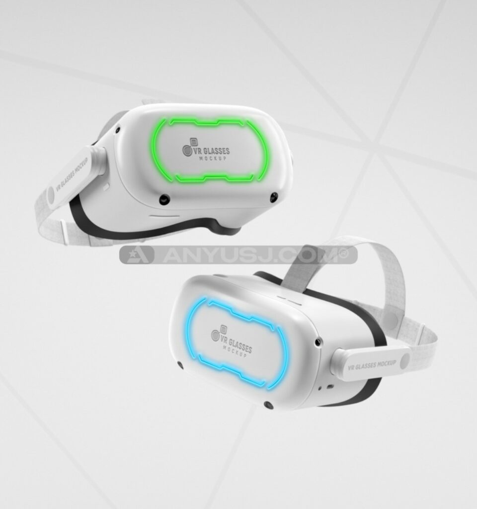 29款质感3D立体多角度VR眼镜PSD展示样机合集VR Glass Mockups - 安鱼设计资源丨优质平面设计资源共享站