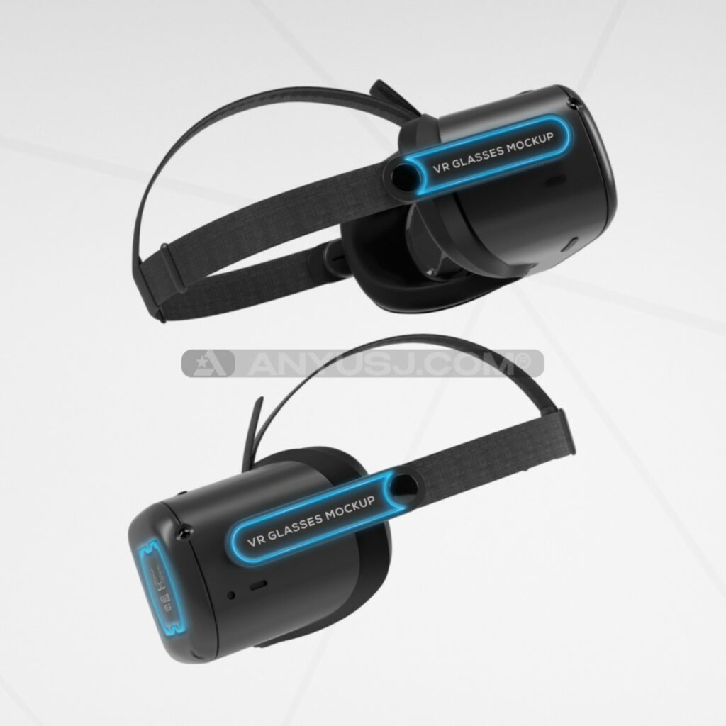 29款质感3D立体多角度VR眼镜PSD展示样机合集VR Glass Mockups - 安鱼设计资源丨优质平面设计资源共享站