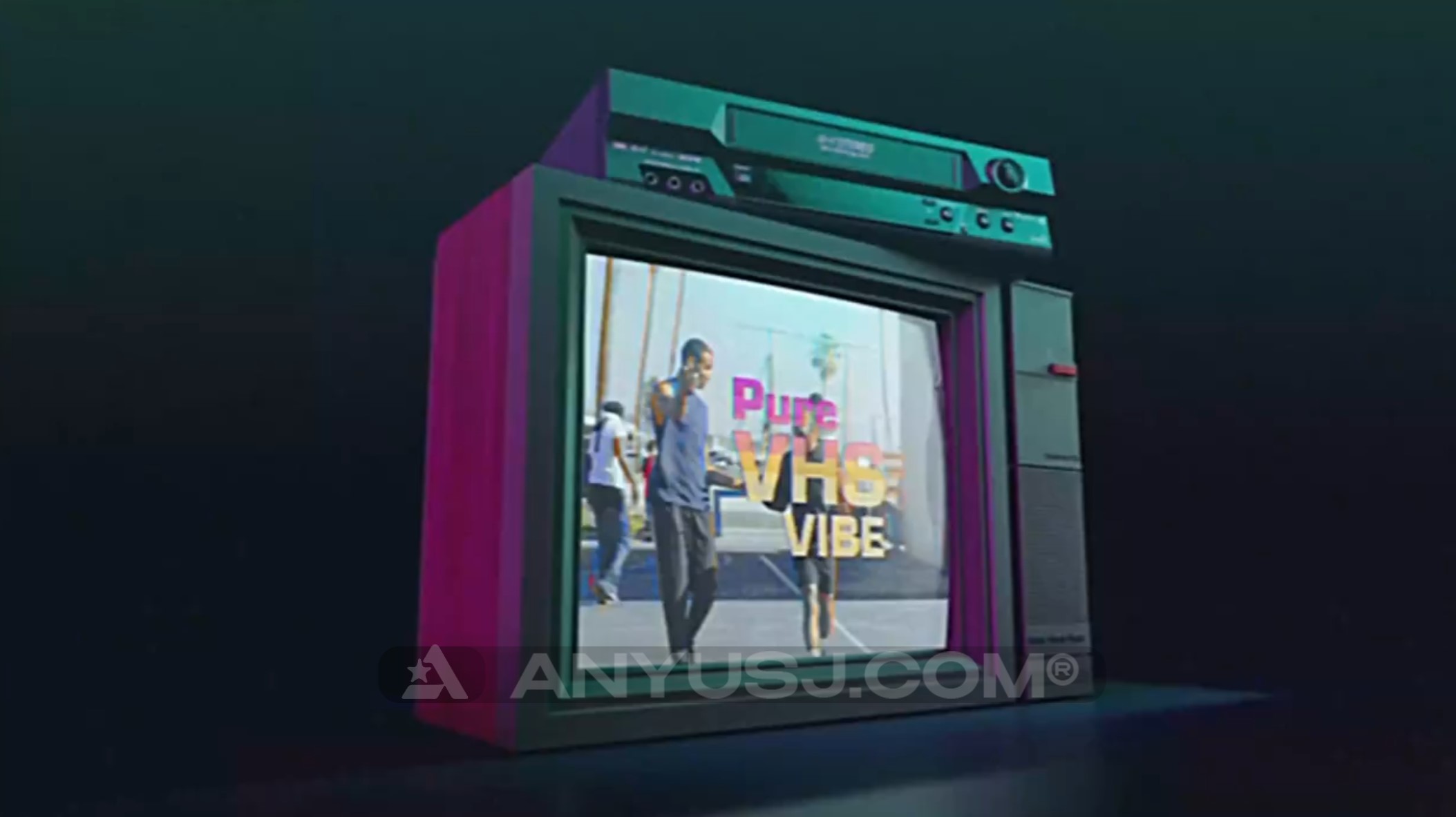 10款复古VHS信号失真老式摄像机PR叠加标题预设套装Pure VHS Vibe-第6421期- - 安鱼设计资源丨优质平面设计资源共享站