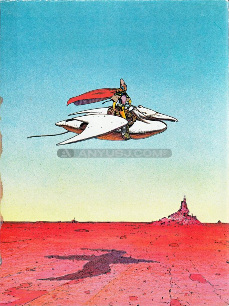 墨必斯Moebius莫比斯法国漫画师合集画集艺术插画原画素材作品集-第6351期- - 安鱼设计资源丨优质平面设计资源共享站