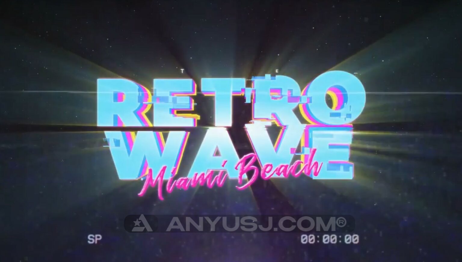 复古蒸汽波80年代时髦3D立体像素视频标题动态开场结尾AE/PR模板Retro Wave Intro 12-第6534期- - 安鱼设计资源丨 ...