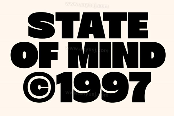 现代趣味黑体粗体logo标题排版无衬线西文英文字体403 Easthod Sans - 安鱼设计资源丨优质平面设计资源共享站